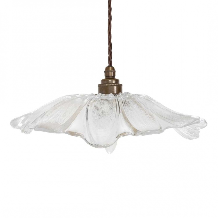 Organic Fleur Glass Pendant Light